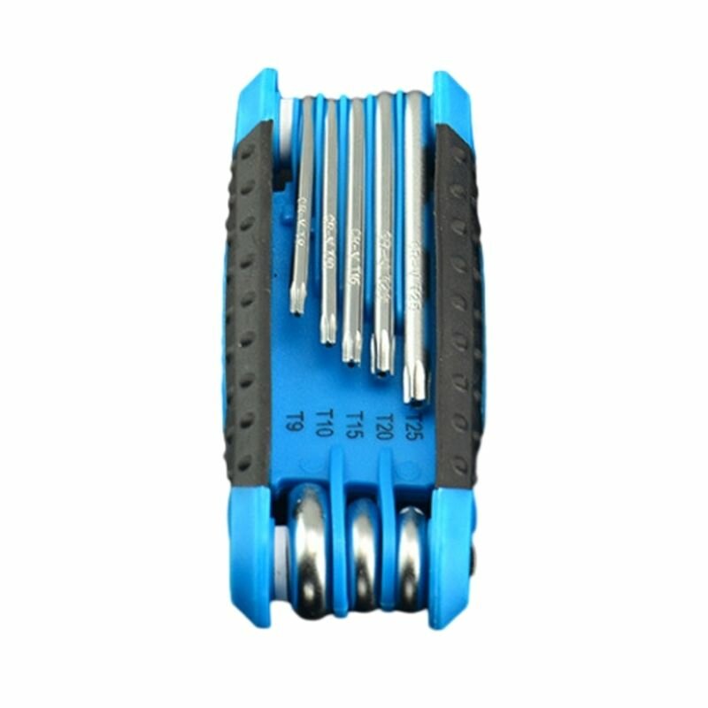 8 в 1 Складной шестигранный ключ металлический метрический набор многофункциональный