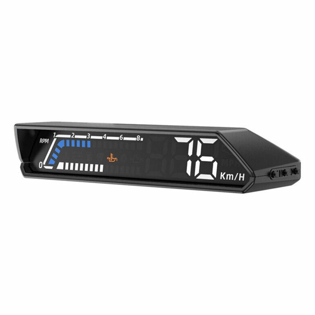 S100 Head Up Digital OBD2 Датчик температуры вождения, спидометр, сигнализатор превышения скорости