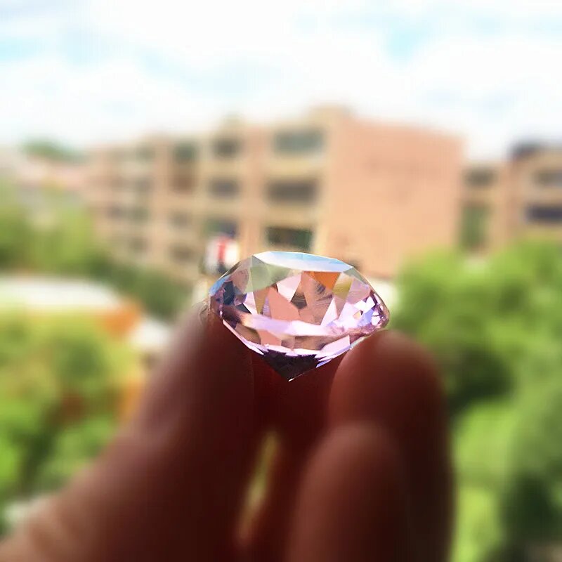 Хрустальные кристаллы TZ 20 мм multicolor Розовый, Pink