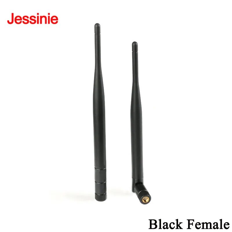 Jessinie RP-SMA 2.4-2.5GHZ 6DBI 50ohm WI-FI Антенна Black Female