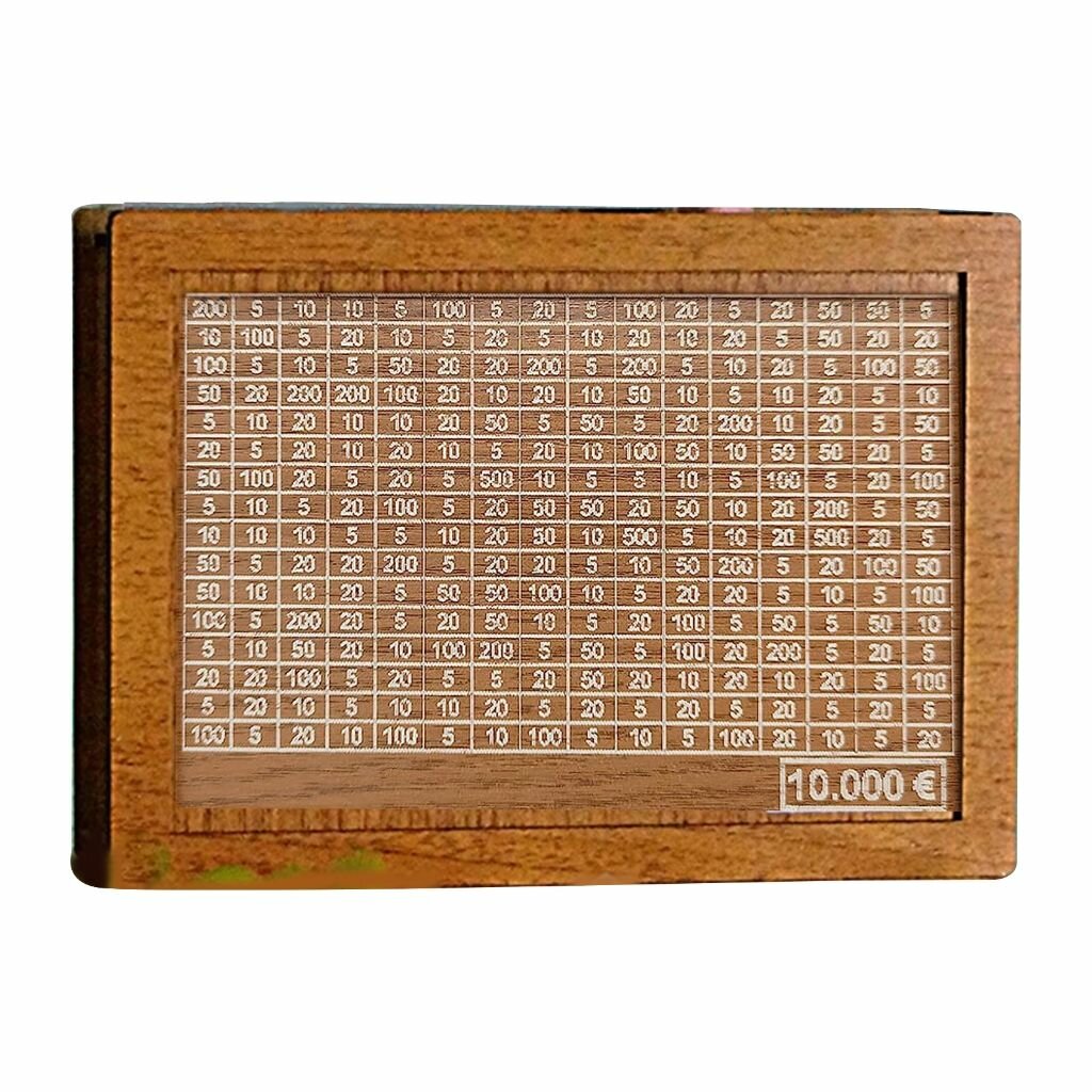 Копилка, Деревянная копилка - 10000 евро