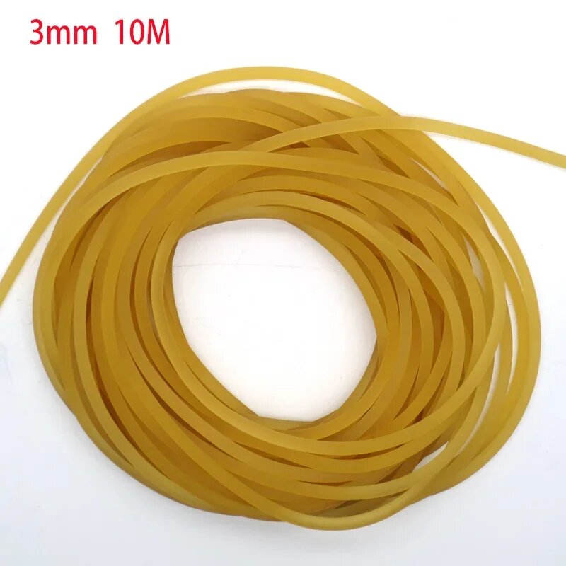 Резиновая рыболовная леска 3mm 10M natural