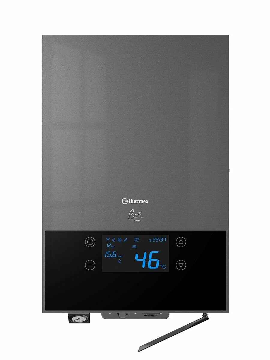 Котел электрический THERMEX Cometa 12-24 Wi-Fi 12-24 кВт, (710х250х452) серый
