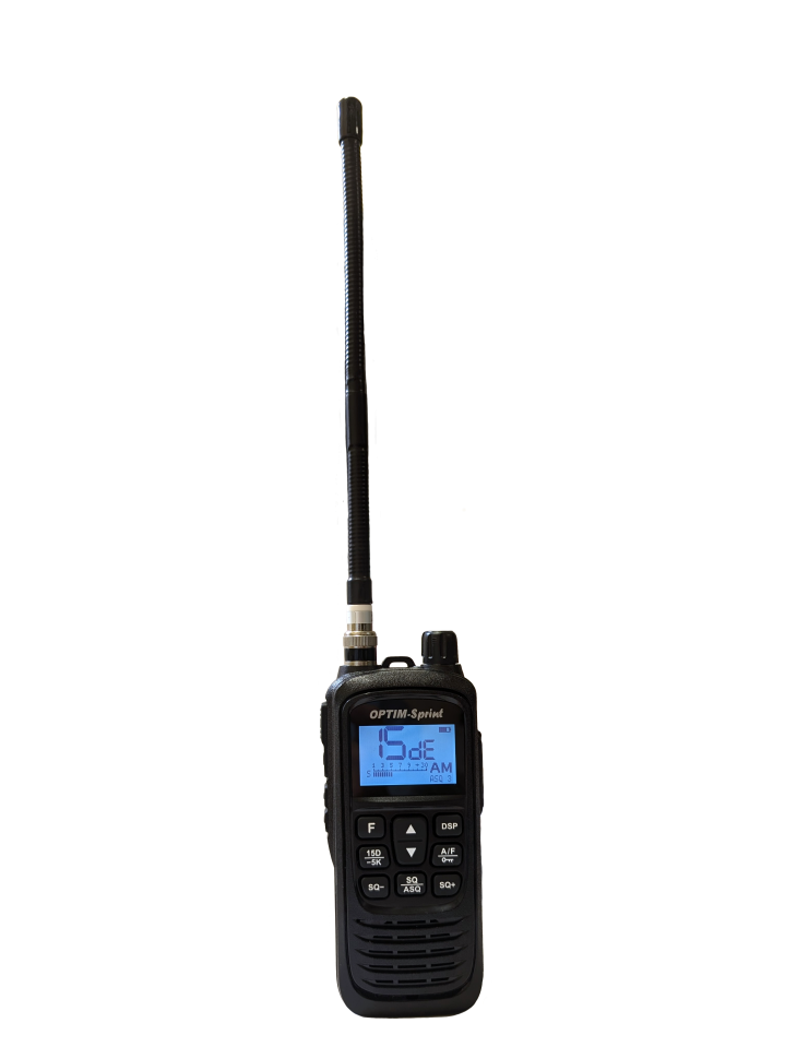 27 МГц Радиостанция Optim Sprint, для автомобиля и портативного использования 2в1