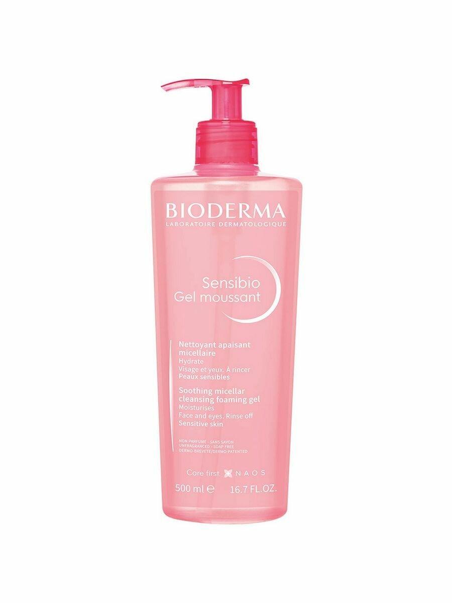 Bioderma Очищающий гель для лица Sensibio Gel Moussant Гель 500мл