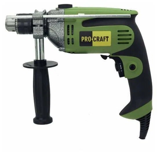 Ударная дрель ProCraft PS1050, 1050 Вт зеленый