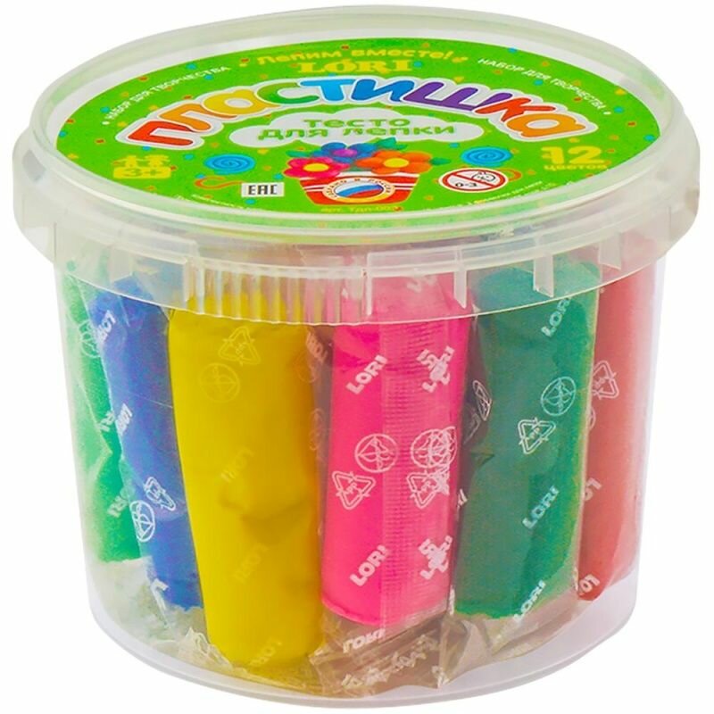 Тесто для лепки LORI Набор №3 (Тдл-003)