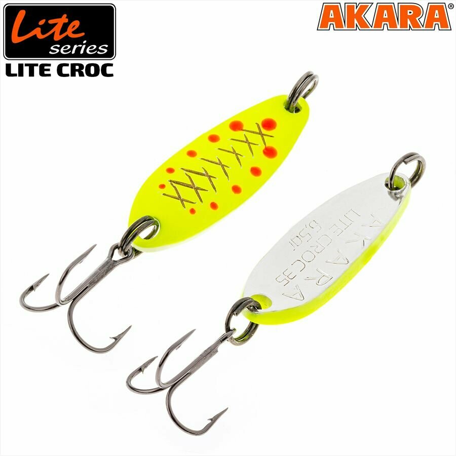 Блесна колеб. Akara Lite Series Lite Croc 35 6,5гр. AB48