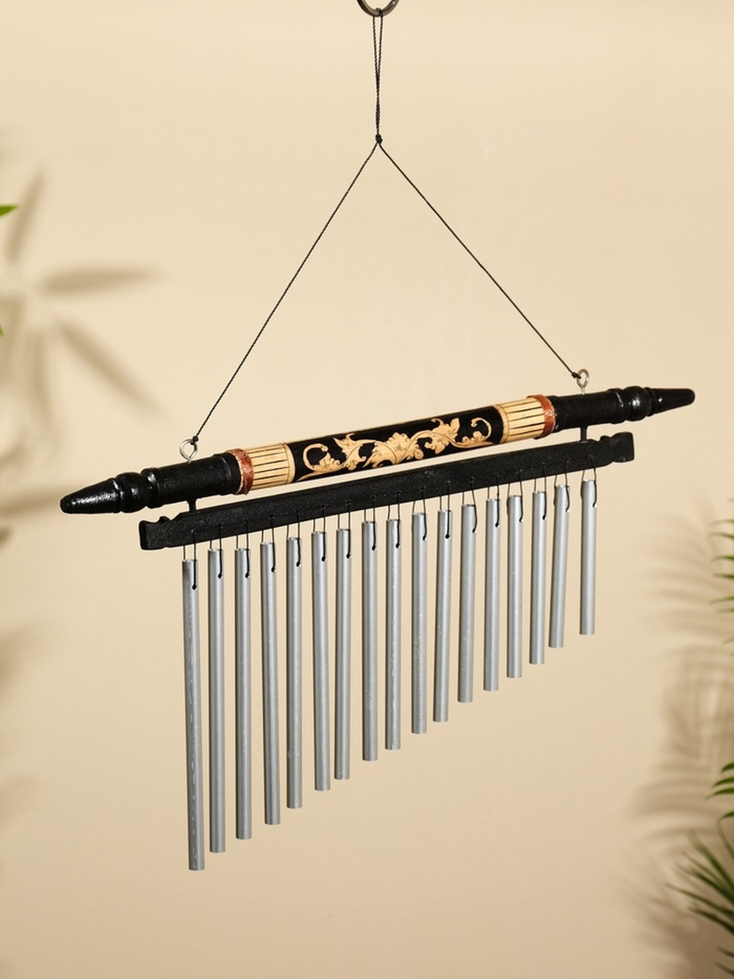Музыка ветра Сима-ленд "Восток", бамбук, дерево, металл, 40x2x40 см