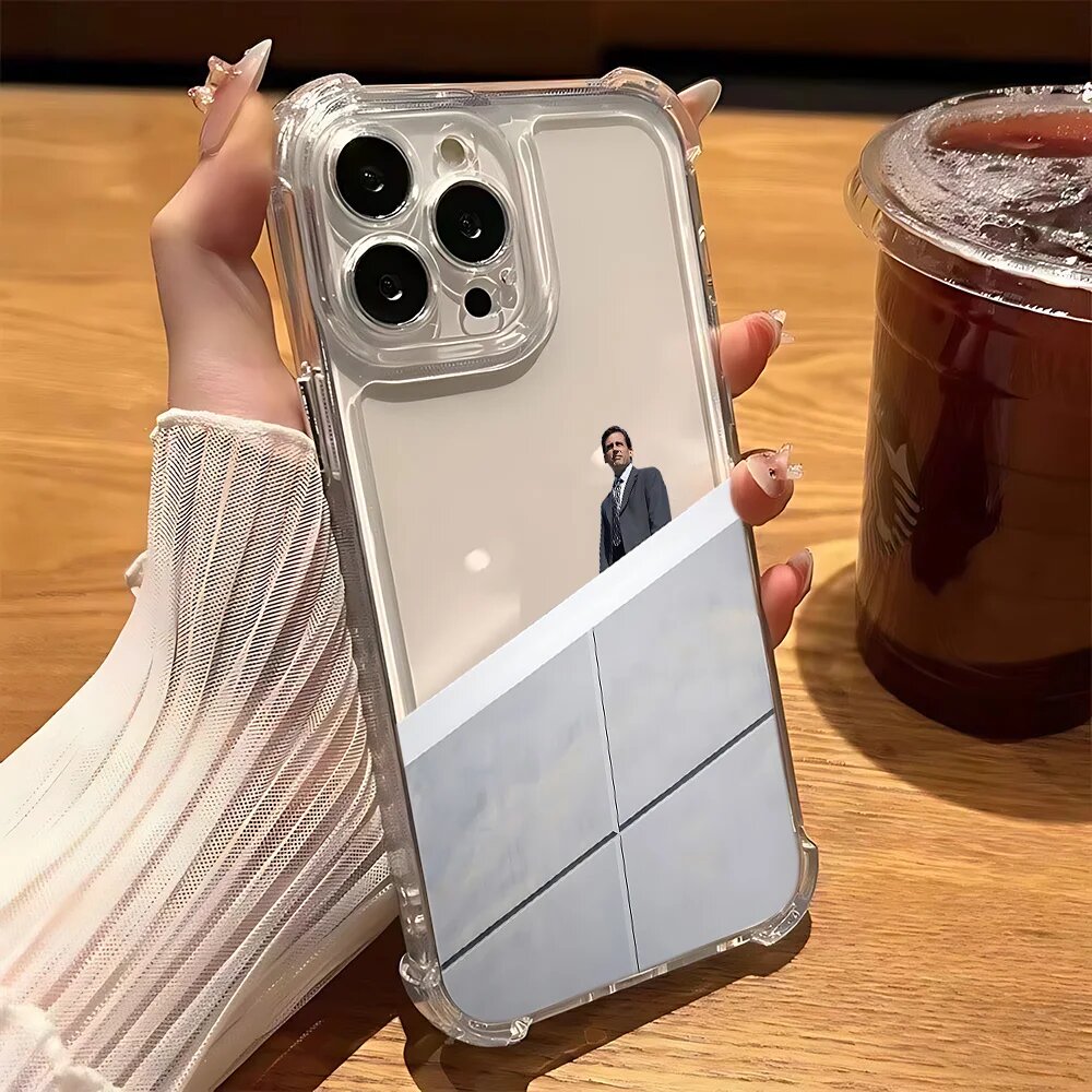 The O-Offices TV Show New Phone Case for IPhone 16 15 14 13 12 11 Mini Pro Max X XR XSMax 7 8 Plus Anti Fall Transparent Cover