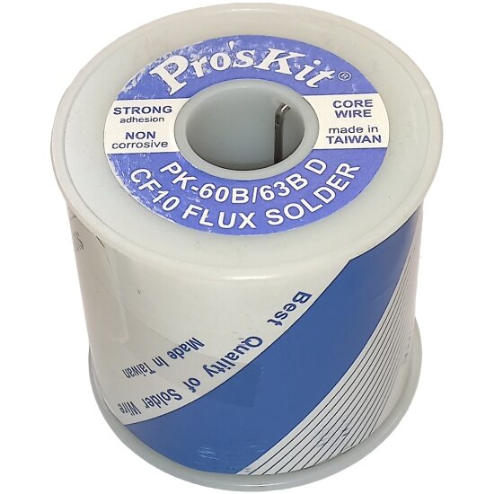Pro'skit Припой 1.6мм 1.0кг Sn60/Pb40 (CF10 флюс RA) PK-60B16D С00040302