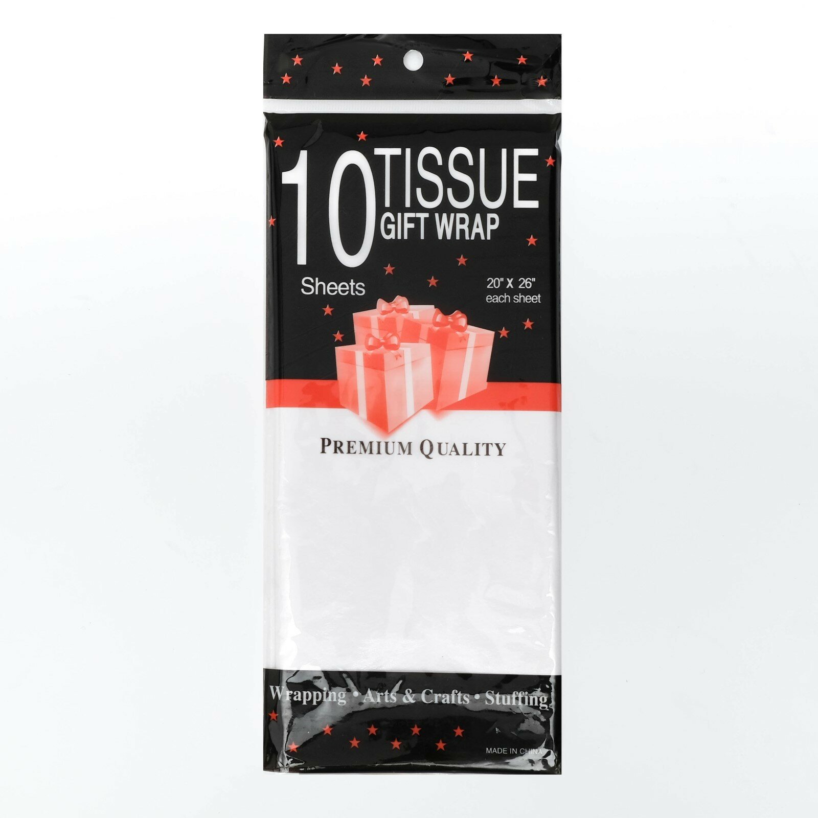 Упаковочная бумага Queen Fair Upak Land "Жемчужная тишью", 50x66 см