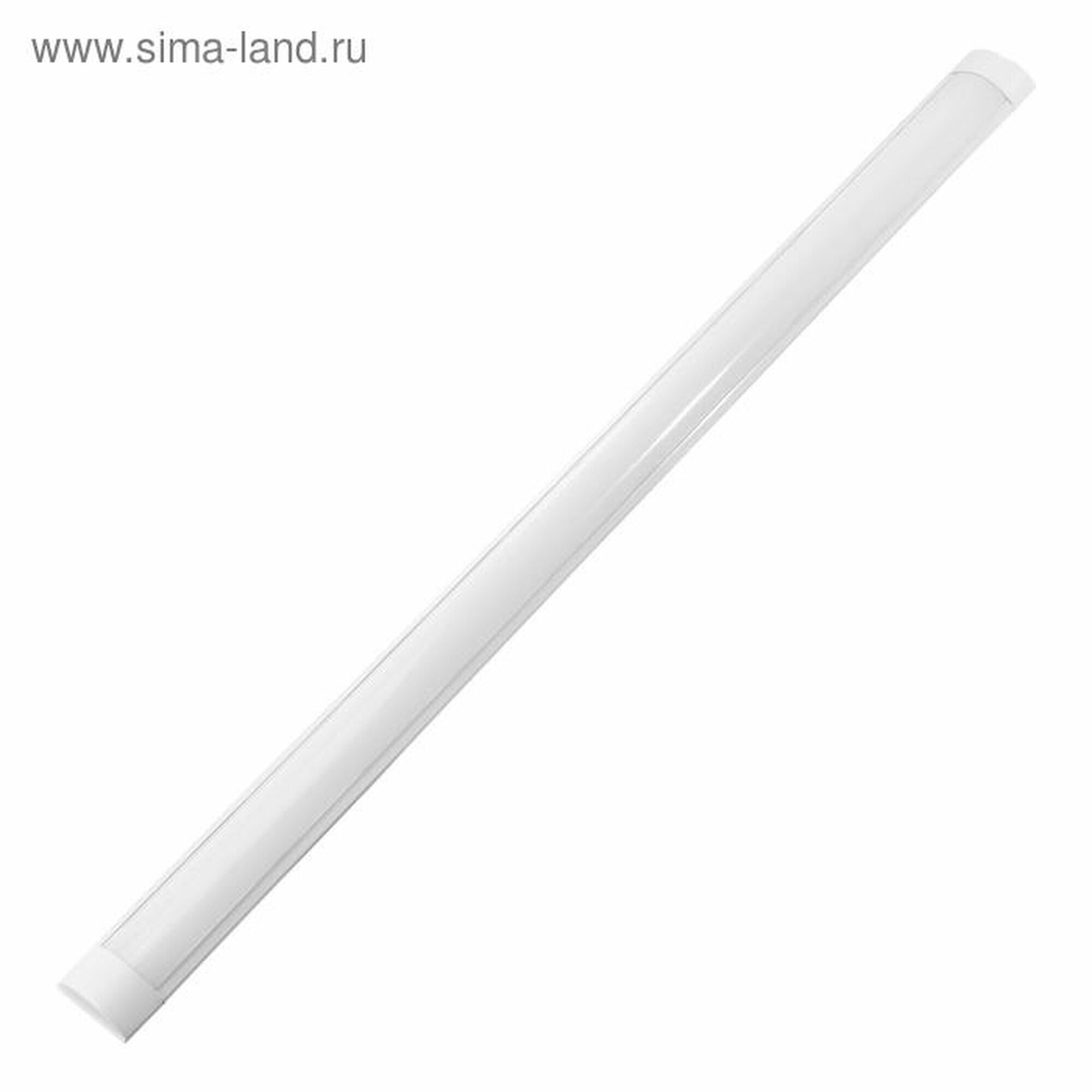 Светильник линейный светодиодный Ecola, 36 Вт, 6500 К, 220 В, IP20, 1200х75х25 мм