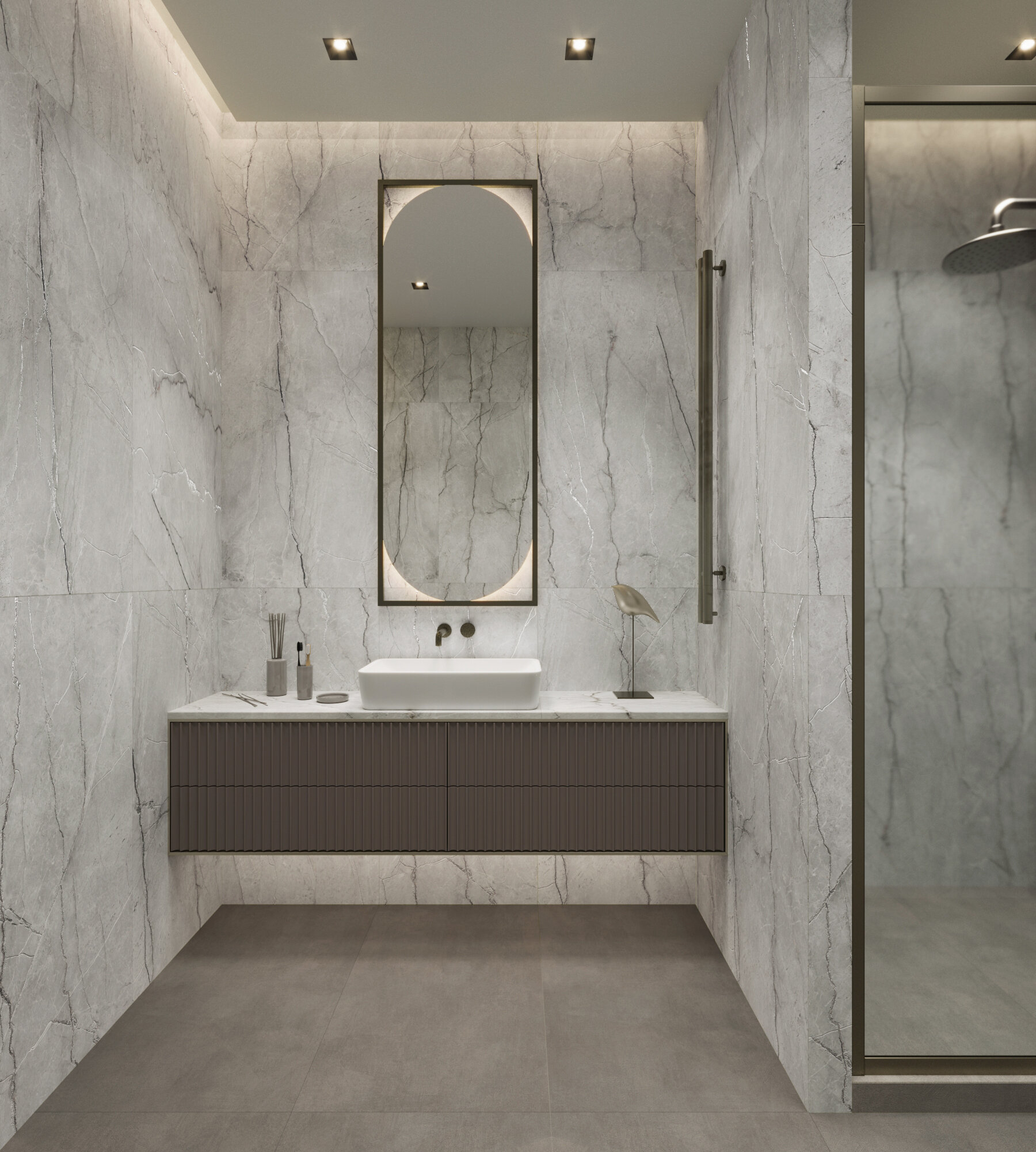 Керамогранит ARCADIA CERAMICA CONDOR LIGHT GREY 60x120 CR