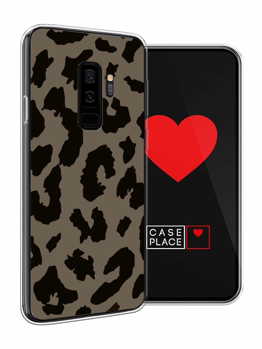 Чехол на Samsung Galaxy S9 + / Самсунг Галакси С9 Плюс с принтом "Леопардовые пятна паттерн 1" — фото 1