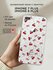 Чехол на Apple iPhone 7 Plus / Айфон 7 Плюс с принтом "Вишни и ленточки", прозра...