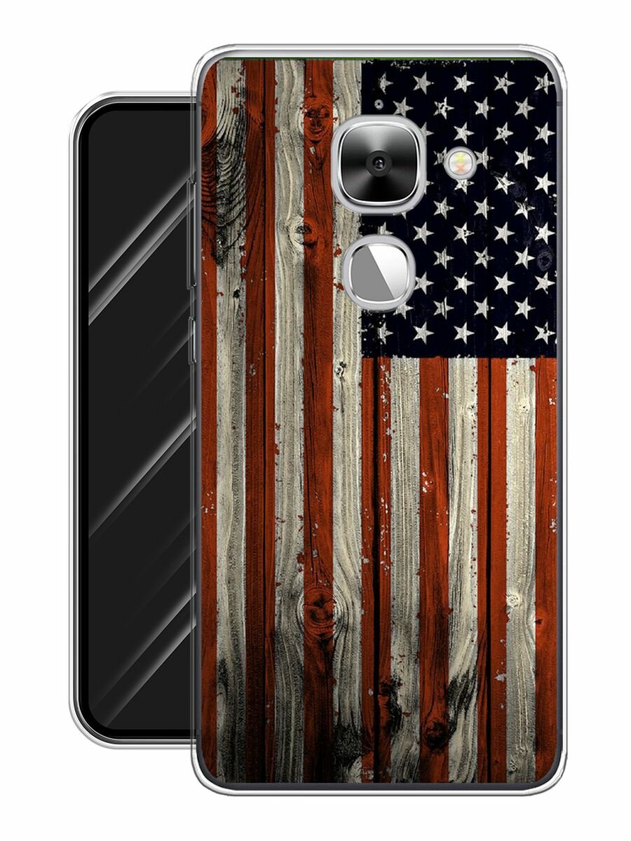 Чехол на LeEco Le 2/2 pro / Лееко Ле 2/2 про с принтом "США" — фото 1