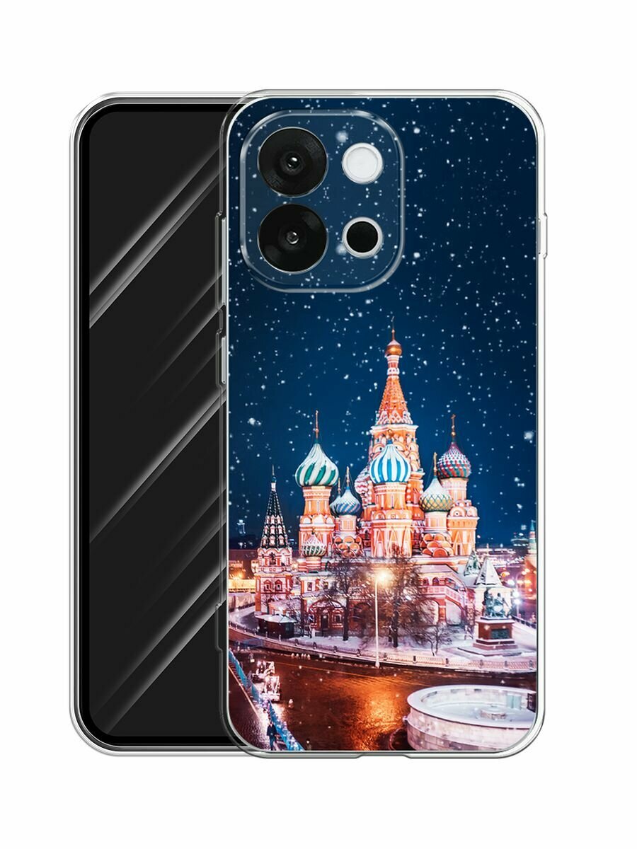 Силиконовый чехол на OnePlus 13T / Ван Плас 13Т с принтом "Москва 1" — фото 1