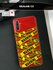 Чехол на Realme C3 / Реалми C3 с принтом "Warning!", прозрачный
