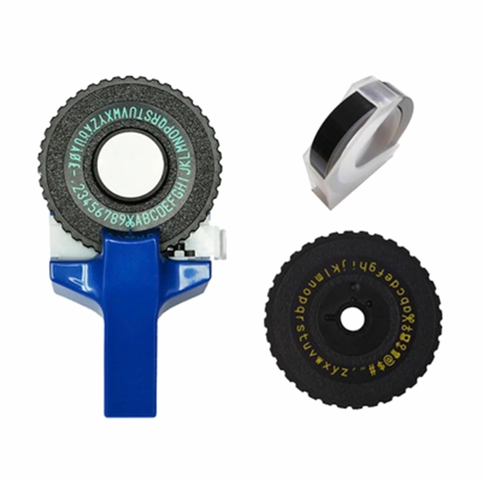 Ручной принтер этикеток Motex E101 с лентой 9 мм, темно-синий