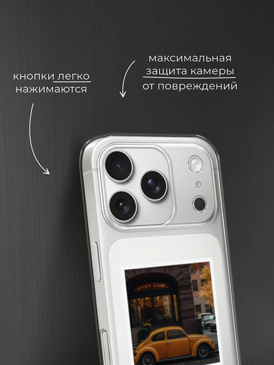 Чехол на Apple iPhone 17 Pro / Айфон 17 Про с принтом Осенний палароид — фото 1