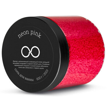 79482 Соль для ванны Oomph Neon pink, 600 гр. С ароматом вишневой газировки