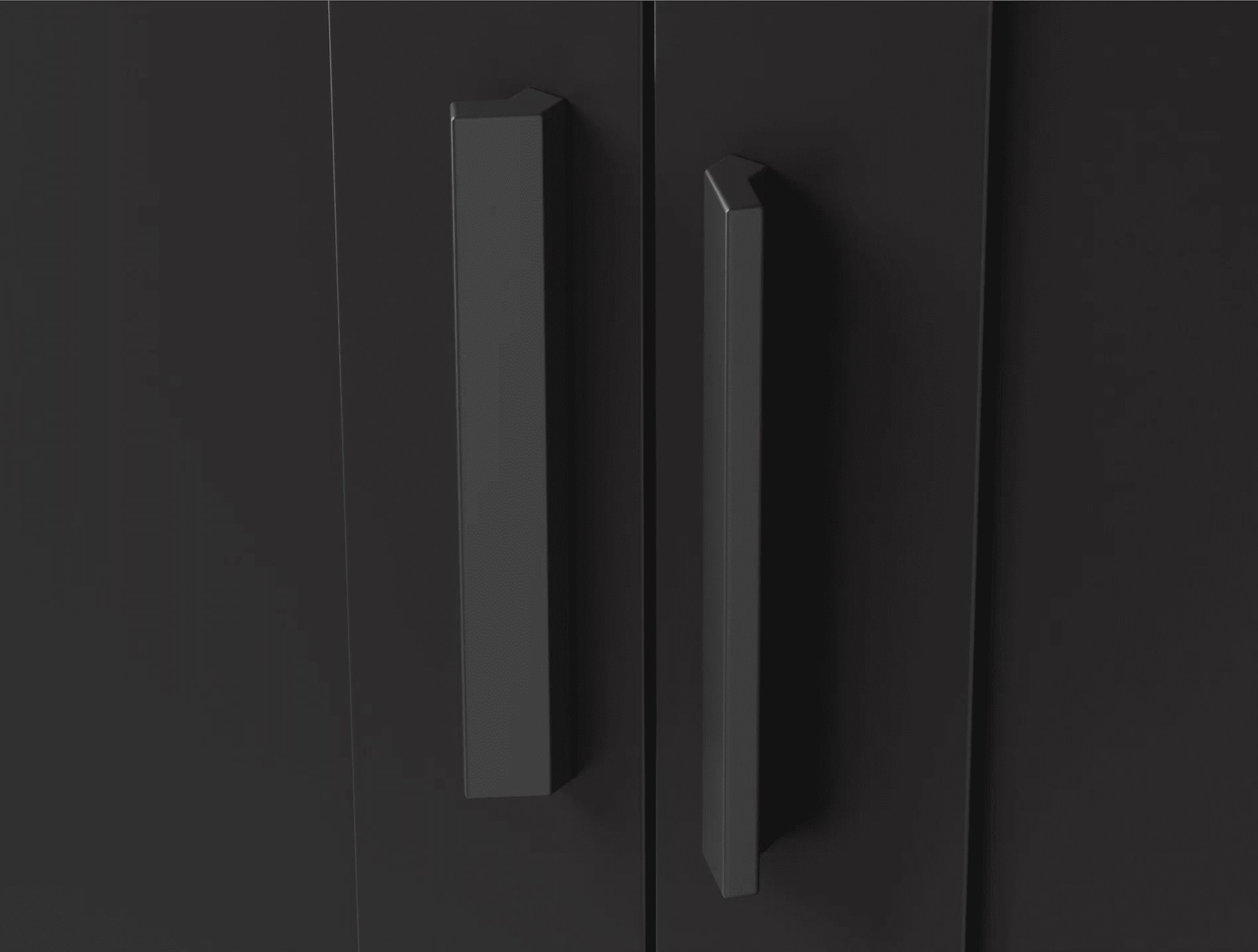 Мебельная ручка икеа "BRIMNES", черная, матовая, дерево, 150см