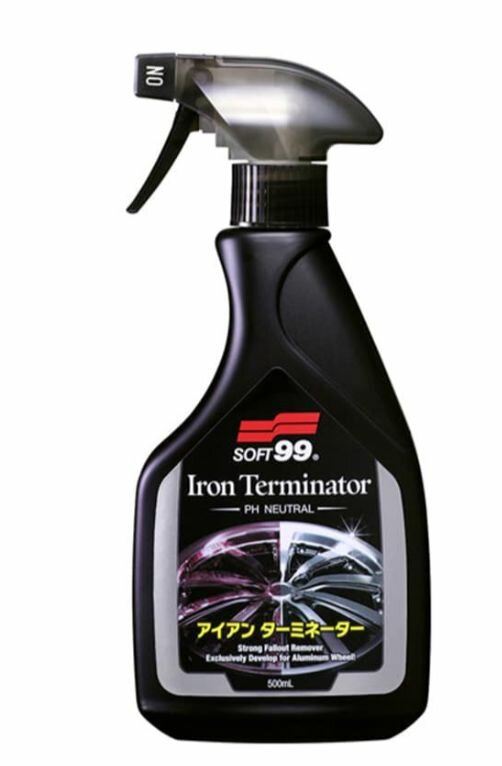 Iron Terminator - нейтральный очиститель дисков и кузова 500 мл, Soft99