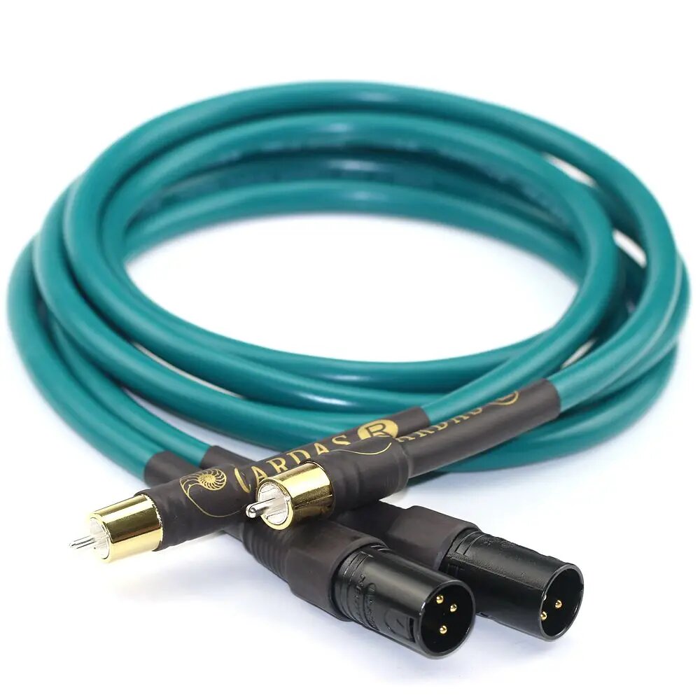 Аудиокабель Cardas XLR male to RCA, 1 м, медный