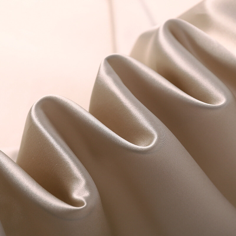 Простой креп-сатин 16/19 монме, ширина 114 см, 100% шелк тутового дерева, полный шелковый материал для оптовой одежды