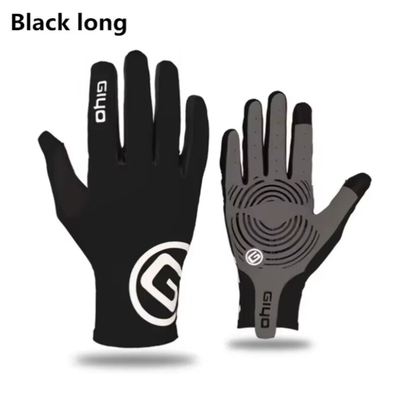 GIYO черные спортивные перчатки, размер L, black long