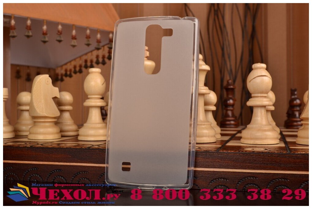 Чехол панель-накладка MyPads для LG Magna H502 ультра-тонкая полимерная из мягкого качественного силикона прозрачная