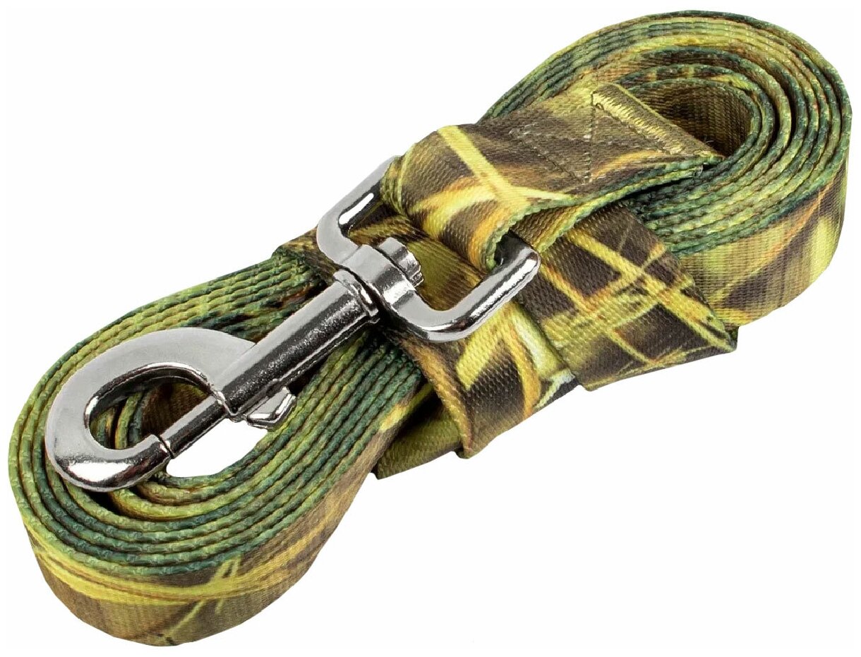 Поводок для собак 25 мм Зооник Камыш стропа 3 м (1 шт)