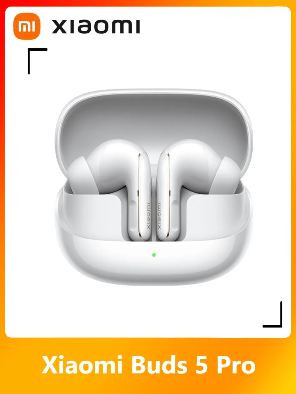 Xiaomi Buds 5 Pro BT Наушники беспроводные, EAC, белые（BHR9642GL）