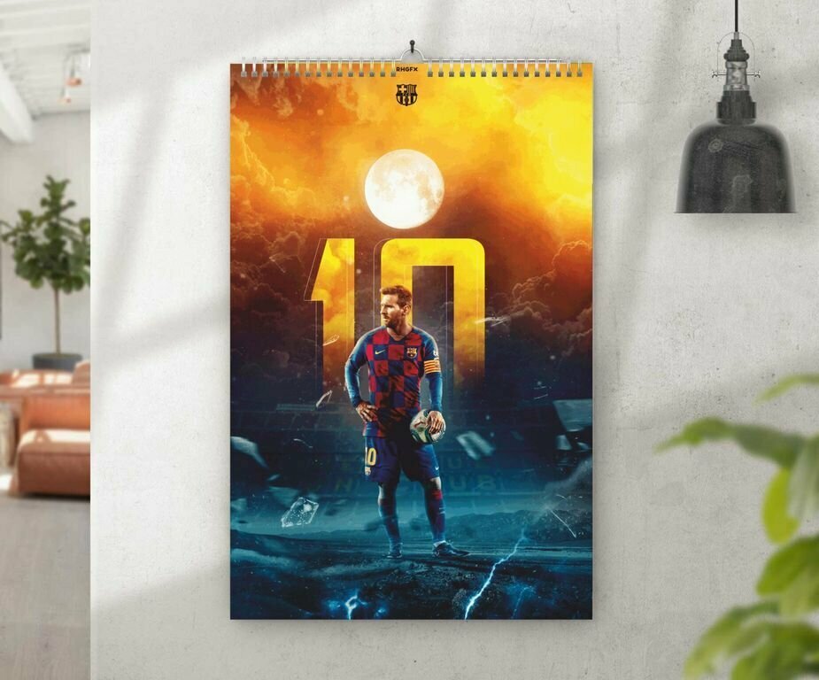 Календарь перекидной Messi, Месси №54