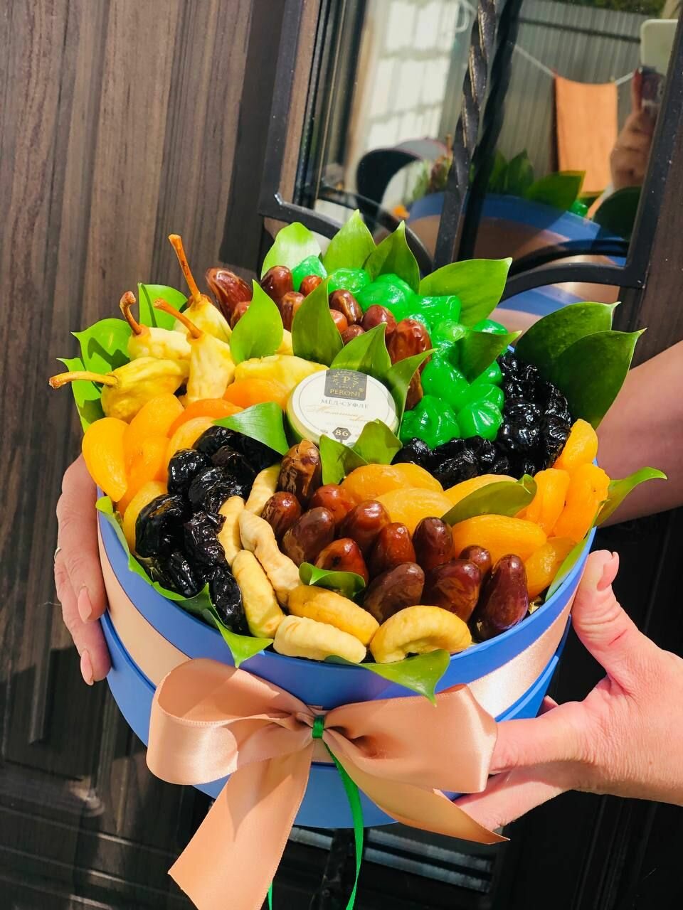 Сухофрукты в коробке. Подарочный набор сухофруктов