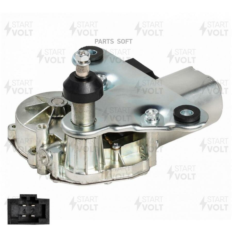 STARTVOLT VWB-01211 Моторедуктор стеклооч. для а/м Лада 2111 (задн.) (VWB 01211) ()