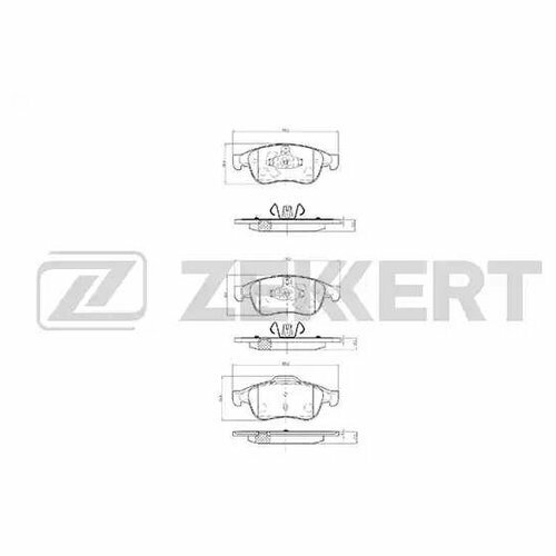 Колодки тормозные ZEKKERT bs2800