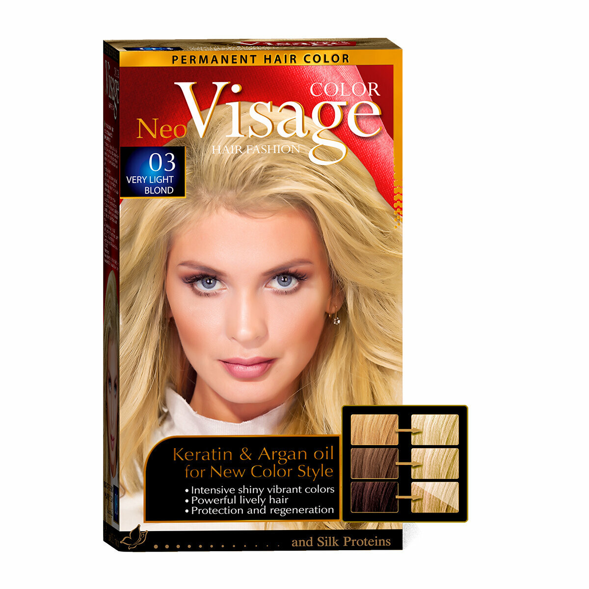 Стойкая краска для волос 03 Светлый блонд / Very Light Blond