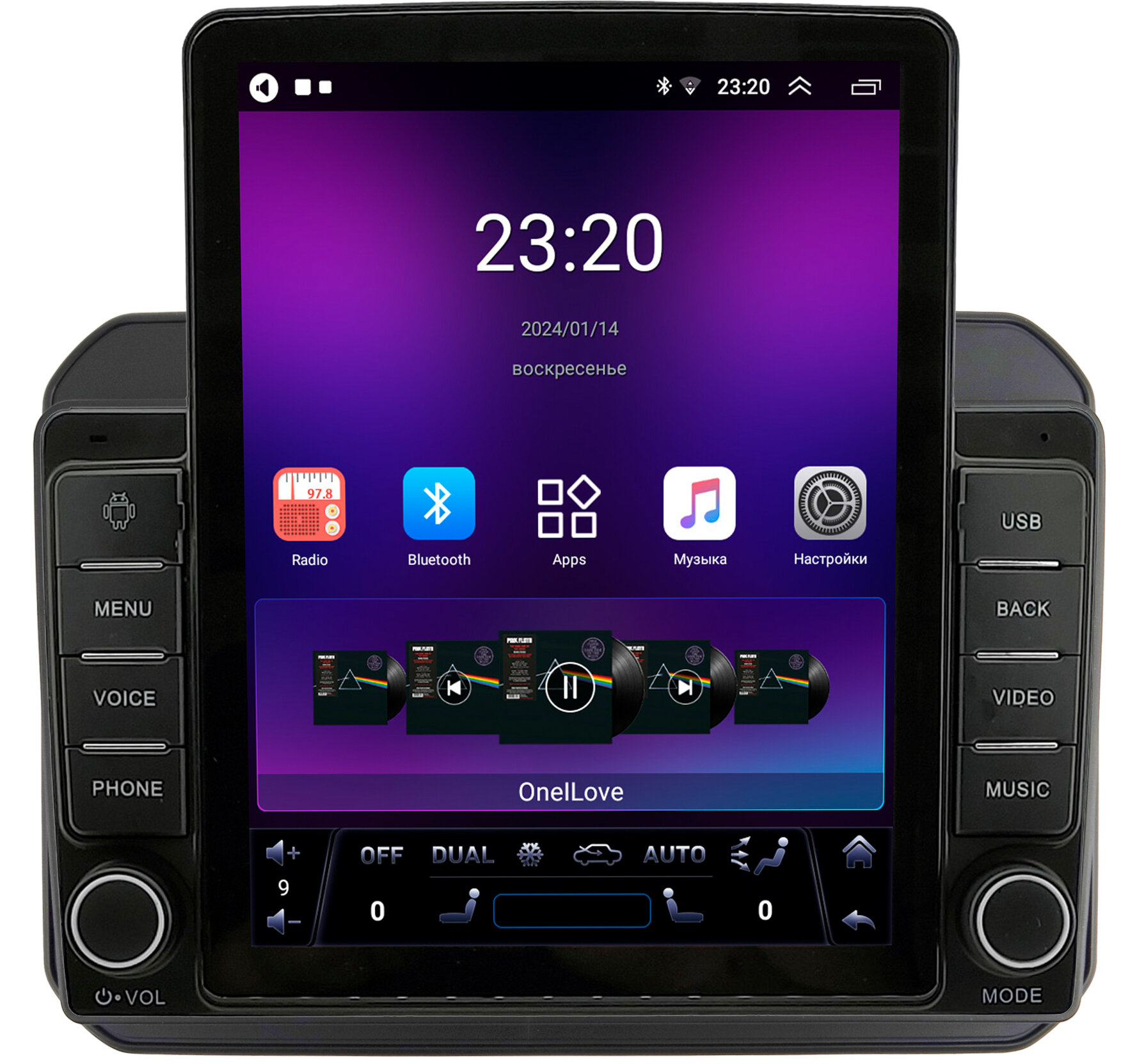 Штатная магнитола Canbox GTR095-9168 Suzuki Ignis 3 2016-2024 (матовая, Тип 1) Android 10 (QLed, 4/64, DSP, CarPlay)