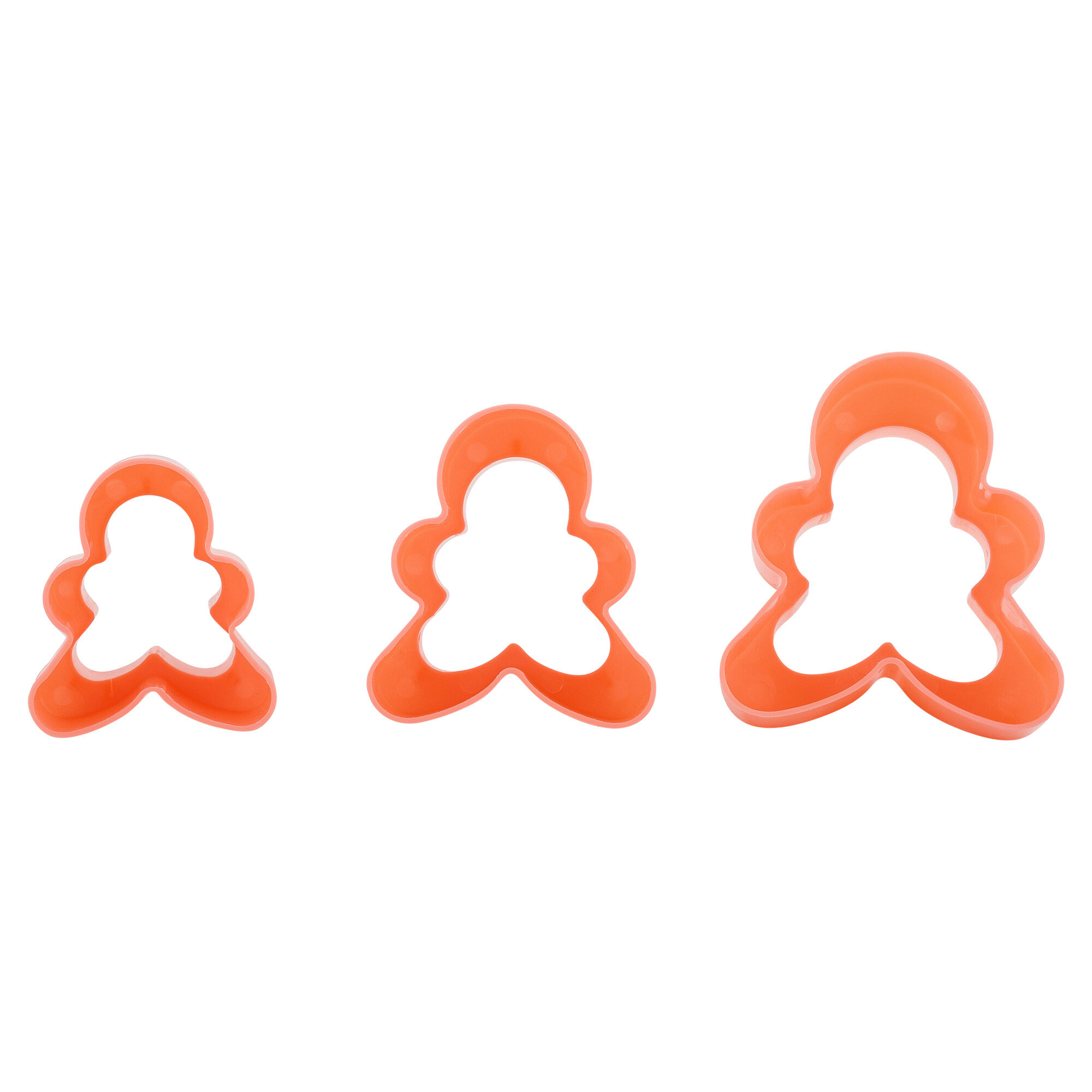 Набор кулинарных форм для вырубки теста/ Форма для печенья, 3 штуки