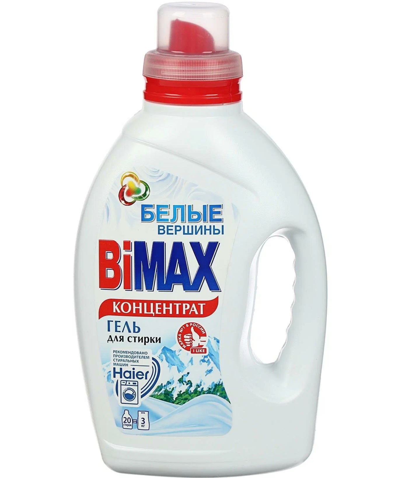 Бимакс Белые вершины / Bimax - Гель для стирки концентрат 1,3 л