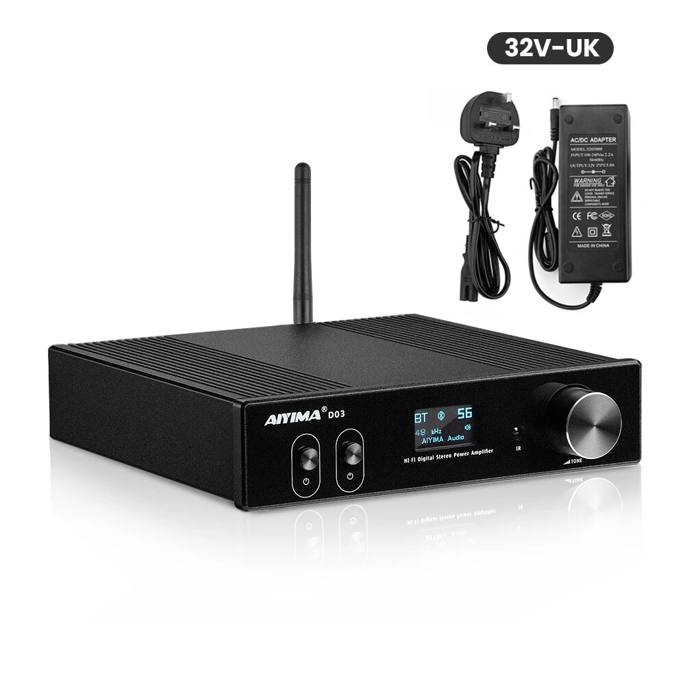 Aiyima D03 Bluetooth усилитель 150 Вт D03 Amplifier UK