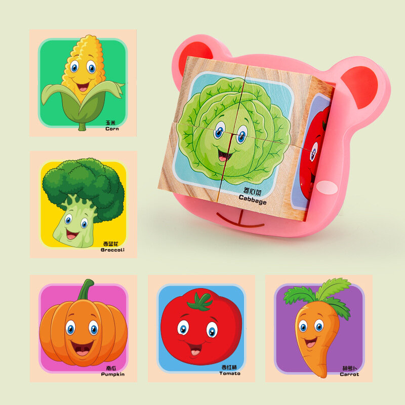 Игрушка развивающая "Enlightenment Stacking Dinosaur", деревянная, 3D, 17x13.5x5.5 см