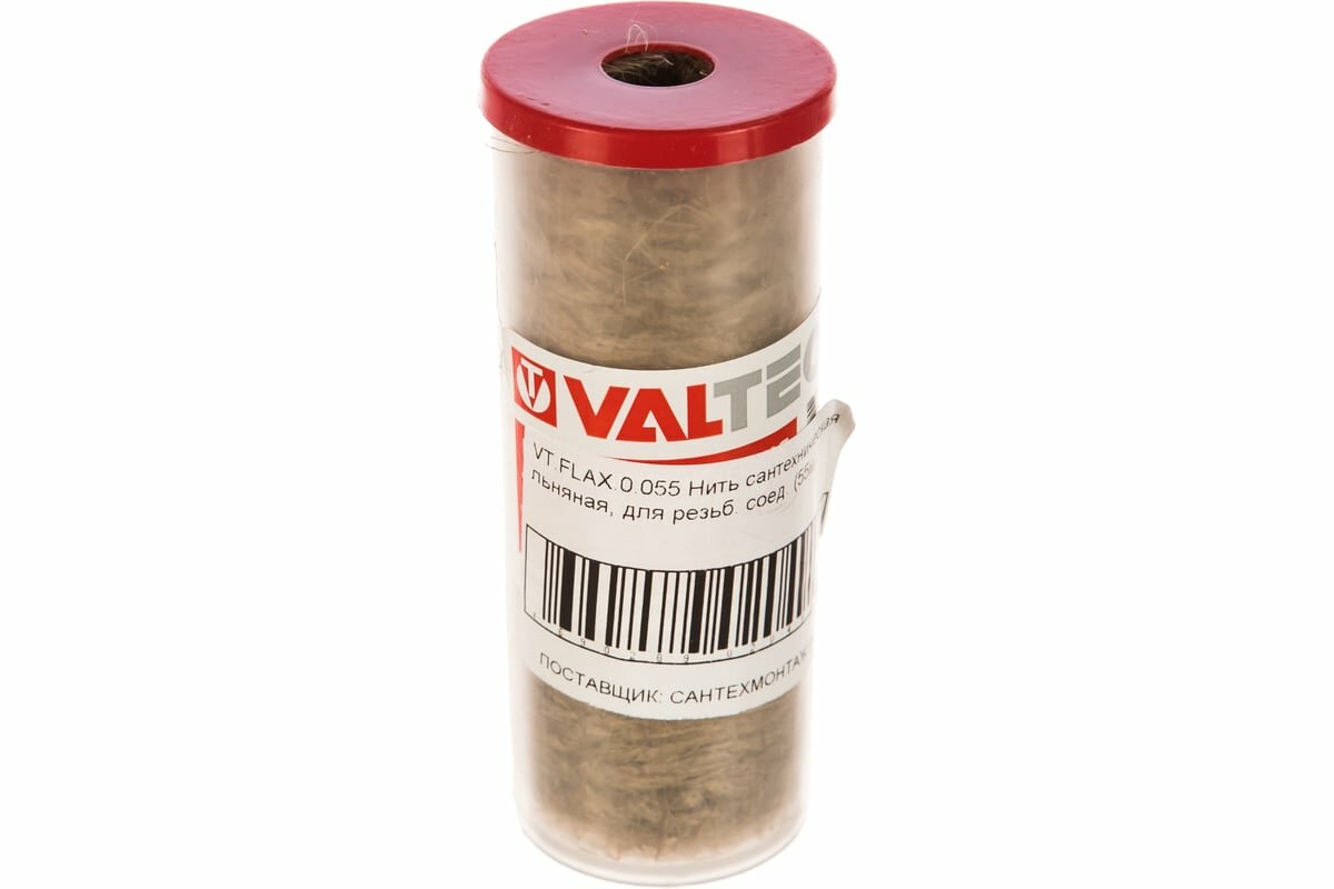 Valtec Нить сантехническая льняная длиной 55 м VT. FLAX.0.055 86066 для уплотнения резьбы