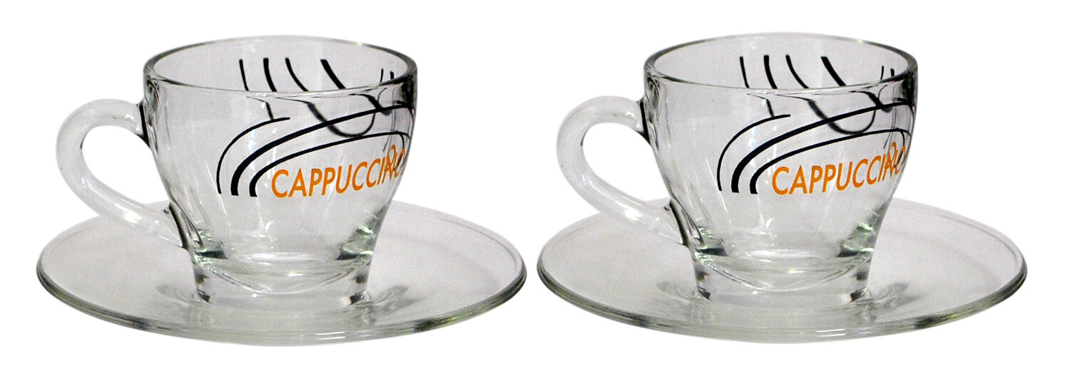 Чашка с блюдцем Borgonovo Infinity набор 2 шт. 185 мл. / чайная пара / набор чайный / кофейный