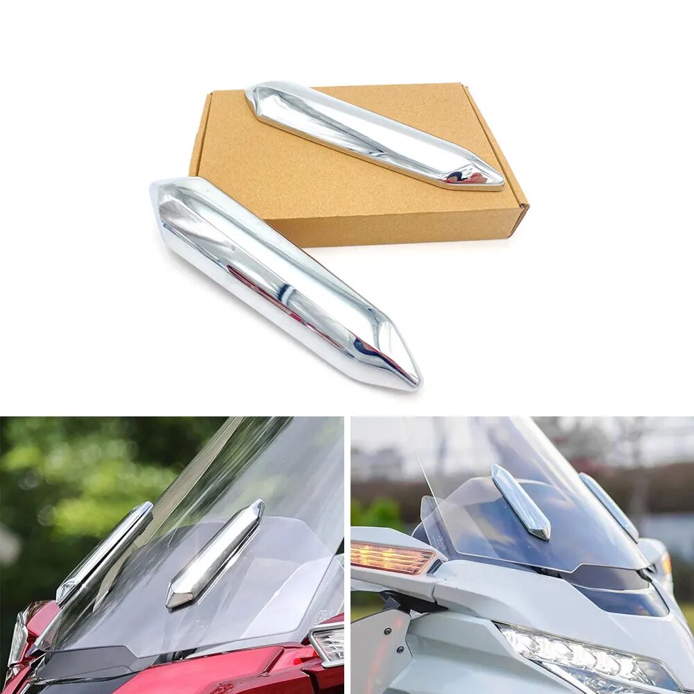 Для мотоцикла Honda Goldwing GL1800, передний задний двигатель, хромированная G12 Windshield Strut