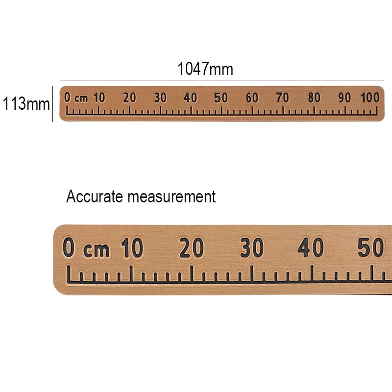 Пенопластовая рыболовная линейка EVA 100 см Коричневый, Light Brown-Black