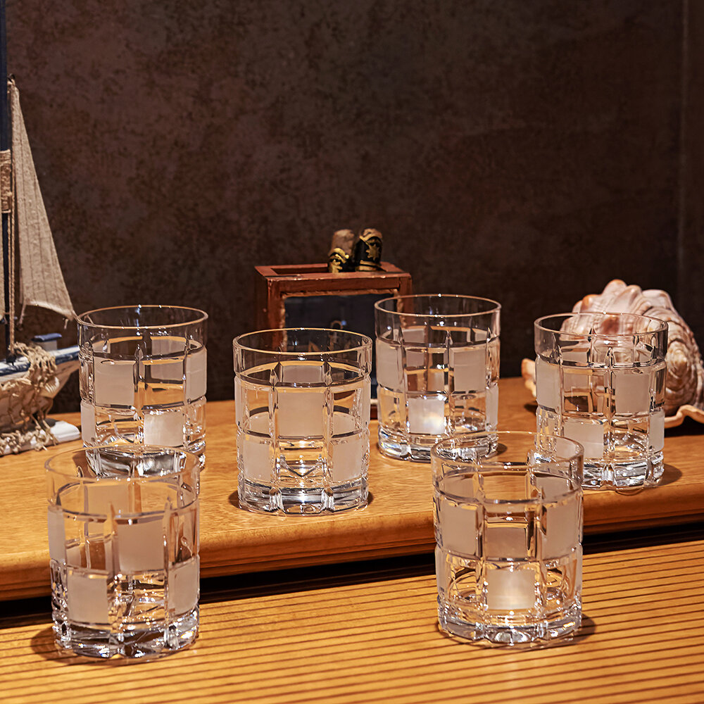 Хрустальные стаканы для виски 330 мл, набор 6 шт, Неман 900/176, 5107/330гр