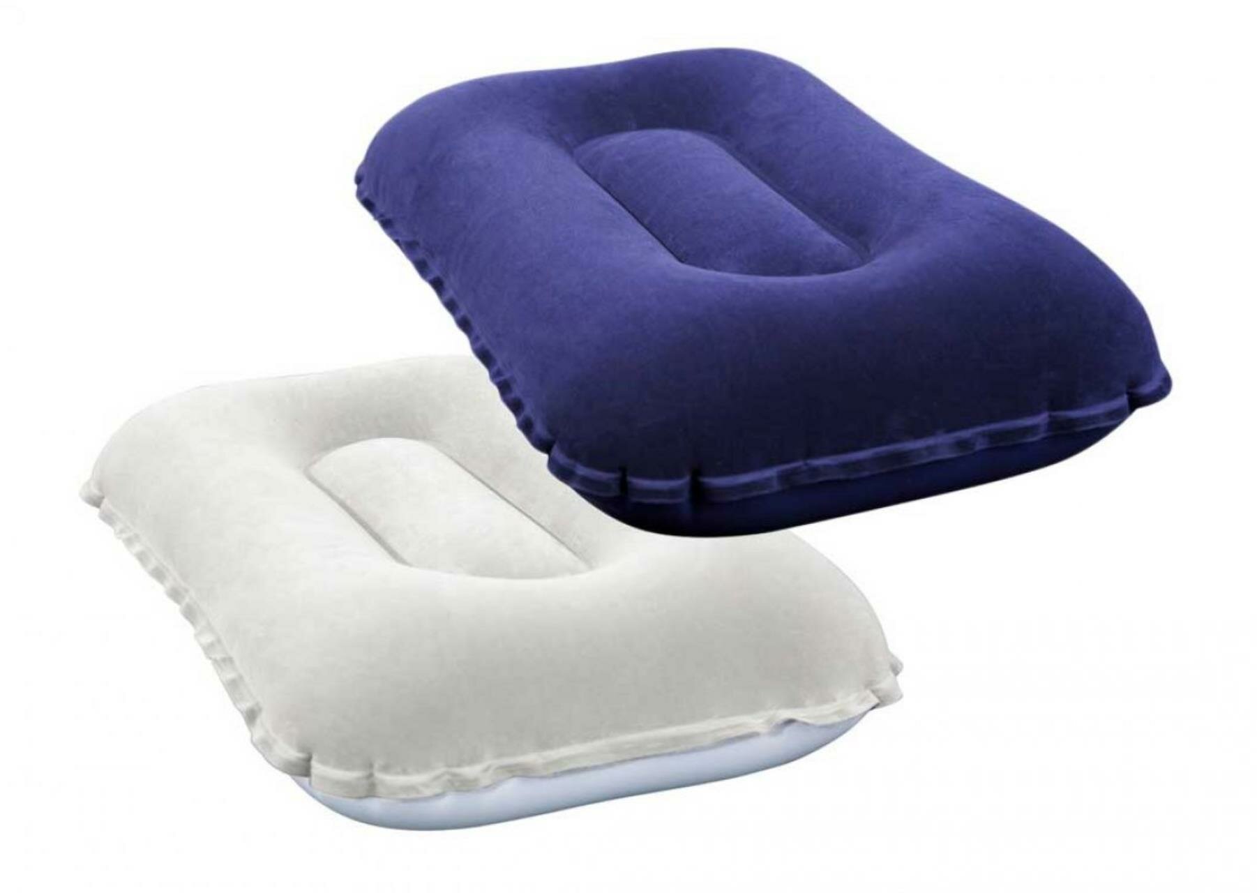 Подушка надувная туристическая прямоугольная 42 х 26 х 10 см